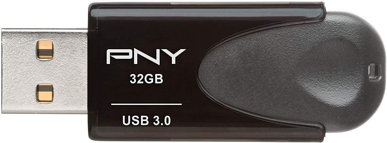 Generic PNY 32GB USB 3.0 Flash Drive Turbo Attaché 4 (Bulk 2 Pack) Works with Computer (P-FD32GTBAT4-GE) Bundle with (1) Everything But Stromboli Lanyard