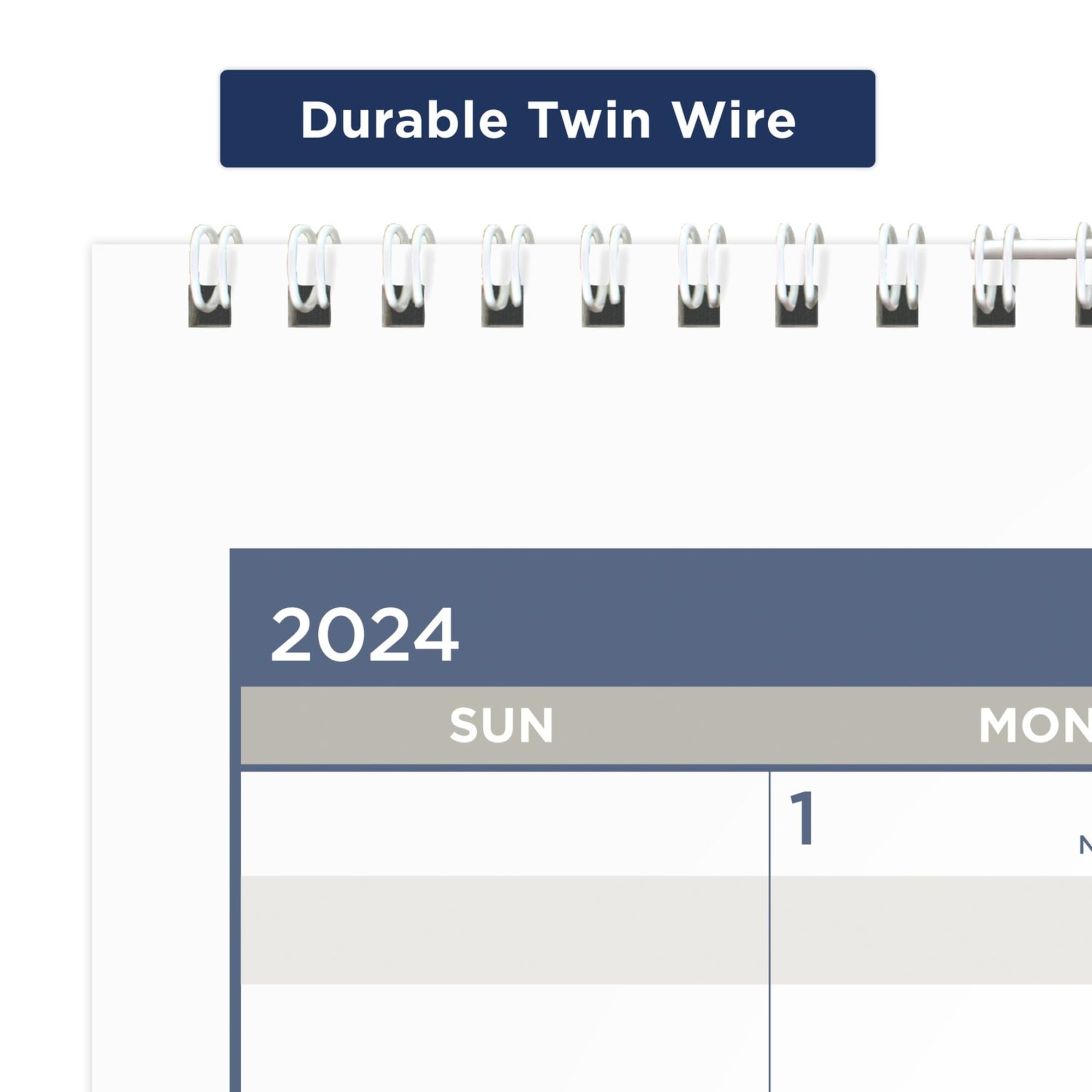 2024 AT-A-GLANCEĀ® Multi-Schedule Vertical Monthly Wall Calendar, 15" x 12", January to December 2024, PM22MS28