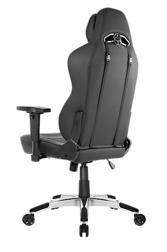 AKRacing Office Series Obsidian Ergonomic Computer Chair with High Backrest, Recliner, Swivel, Tilt, Rocker and Seat Height Adjustment Mechanisms - Carbon Black - PC/Mac/Linux
