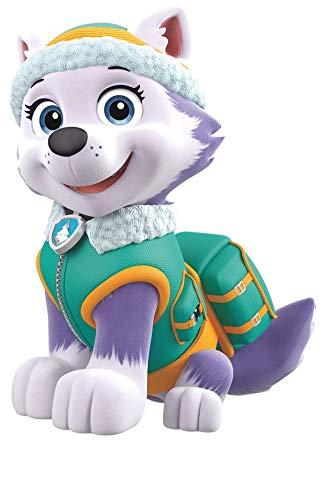 7 Inch Everest Patrol Girl Pup Wall Decal Sticker Pups Puppy Puppies Dog Dogs Removable Peel Self Stick Adhesive Vinyl Decorative Art Kids Room Home Decor Children 5 1/2 x 7 1/2 inches