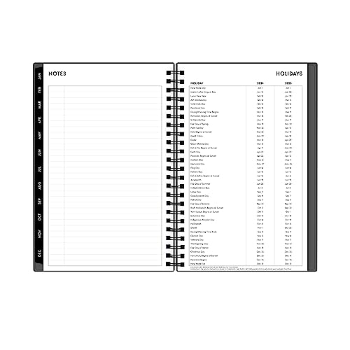2024 Blue Sky™ ASMBLD Weekly/Monthly Planning Calendar, 5" x 8", Gray, January to December 2024, 145154