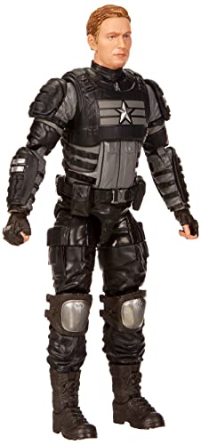 Avengers Hasbro Marvel Legends Series Gamerverse 6-inch Collectible Stealth Captain America Action Figure Toy, Ages 4 and Up