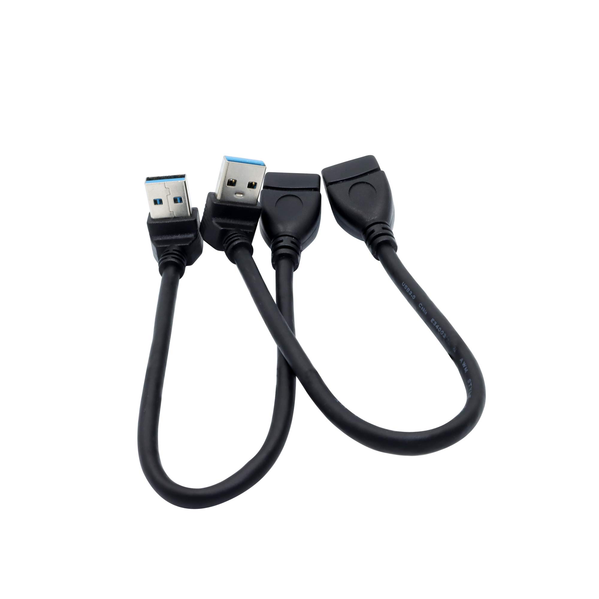 Male to Female Extension Cable - 2Pack USB 3.0 Male to Female Adapter 7.9inches (20cm)