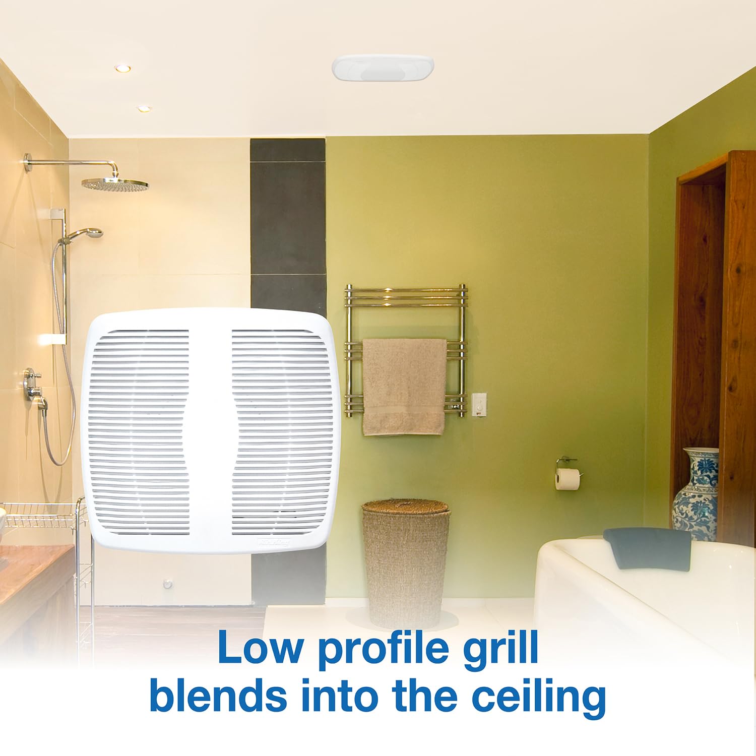 Air King AS54 Advantage Bath 50-CFM at 3.0-Sones, White Finish Exhaust Fans, Medium
