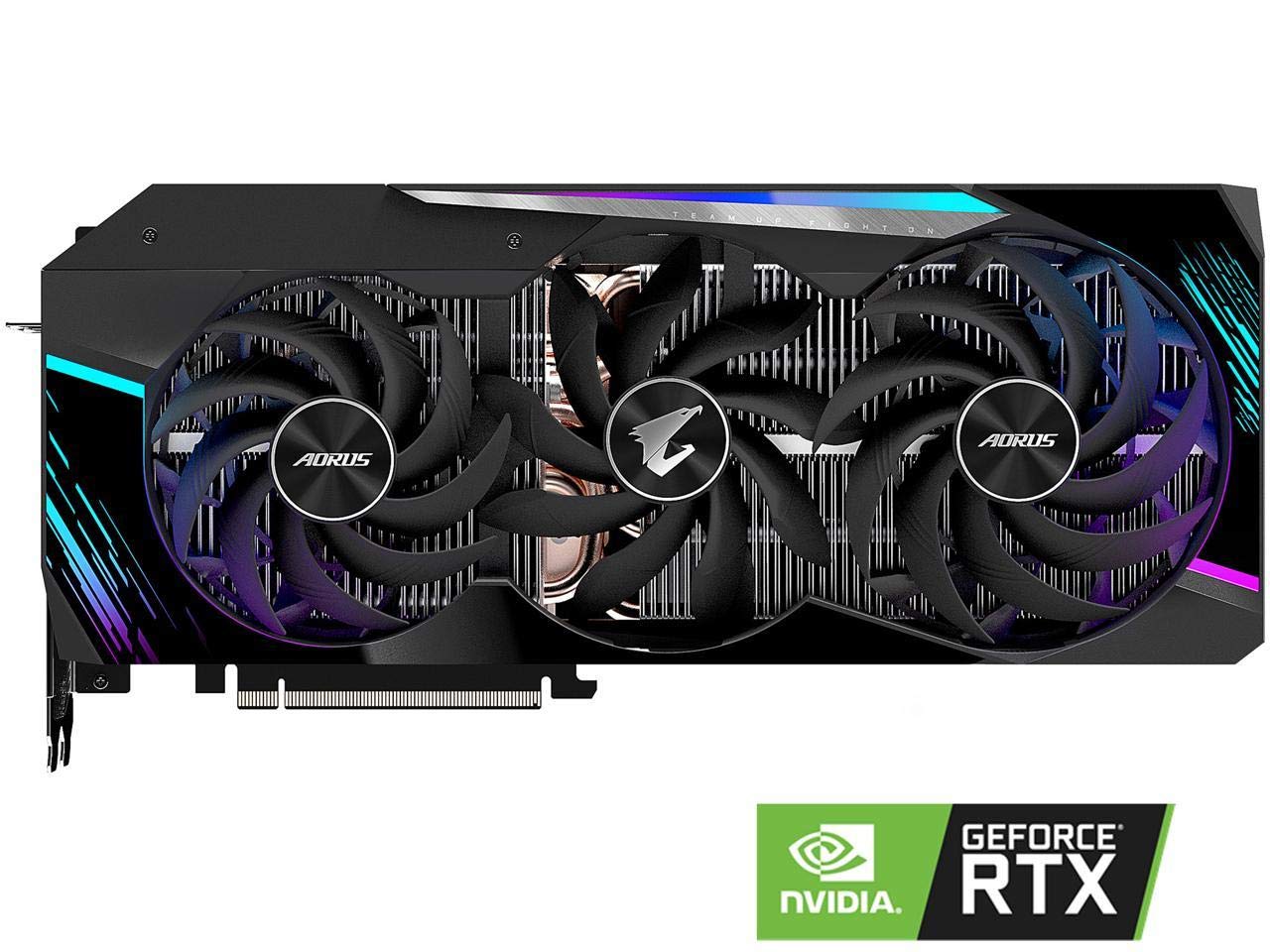 Gigabyte AORUS GeForce RTX 3090 Master 24G Graphics Card, Max Covered Cooling, 24GB 384-bit GDDR6X, GV-N3090AORUS M-24GD Video Card