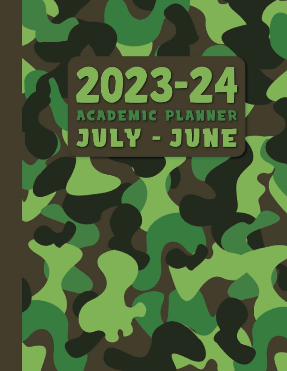 2023-2024 Academic Planner: July 2023 - June 2024 12 Month Weekly Organizer Agenda. School & College Student Week Schedule Calendar. 8.5 x 11 Camouflage Cover