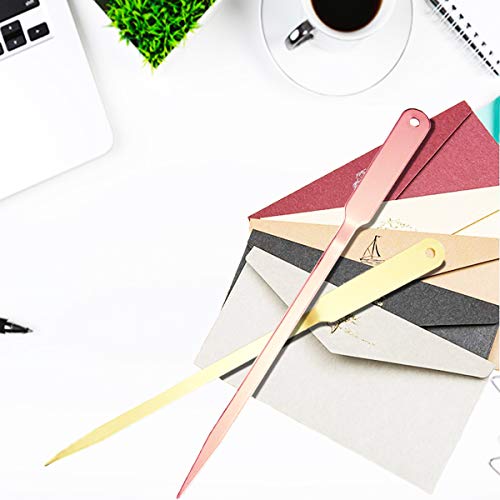 Gold Scissors and Letter Opener Set - Scissors and 2 Letter Openers, Luxury Set of Gold Office Supplies & Desk Accessories