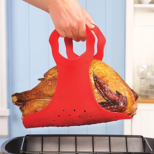 Collections Etc Heat-Resistant Silicone Turkey Lifter