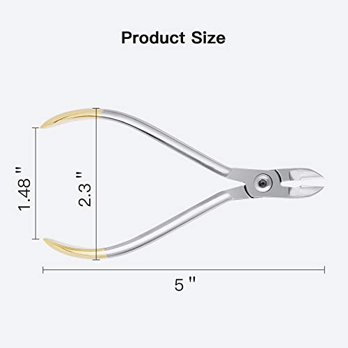 Dental Ligature Cutter Plier, Orthodontic Light Wire Cutting Pliers Instruments with Tip, Wire Cutter Dental Instrument Tool for Dentists