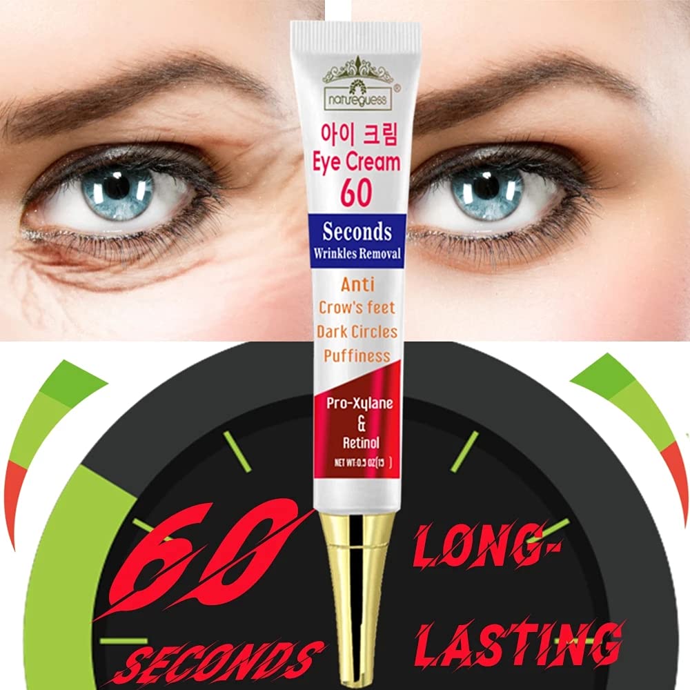 Instant eye cream with retinol, firming, anti-puffiness, wrinkles, removing dark circles, moisturizing skin (1)