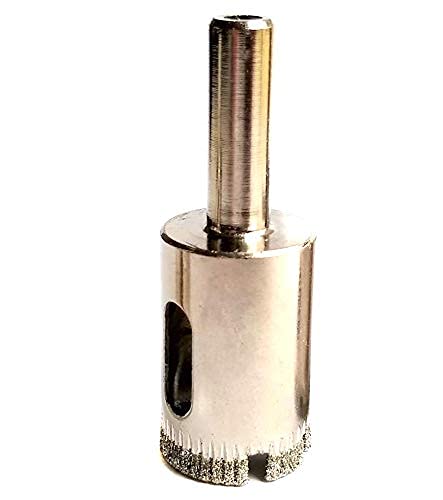 7/8 Inch Diamond Drill Bit for Glass, Triple-Coated Alloy Steel Tile Drill Bit for Ceramic, Porcelain, and Countertops