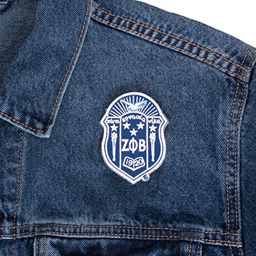 Desert Cactus Zeta Phi Beta Sorority Patch Embroidered Appliqué Patch Sew or Iron On Blazer Jacket Bag (Design 1) (3 inches)