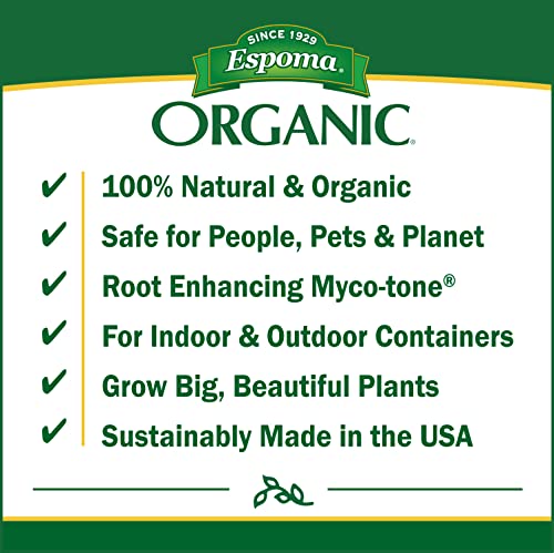 Espoma Organic Cactus Potting Soil Mix, Natural & Organic Soil for Cactus, Succulent, Palm, and Citrus Grown in containers Both Indoors and Outdoors, 4 qt, Pack of 1