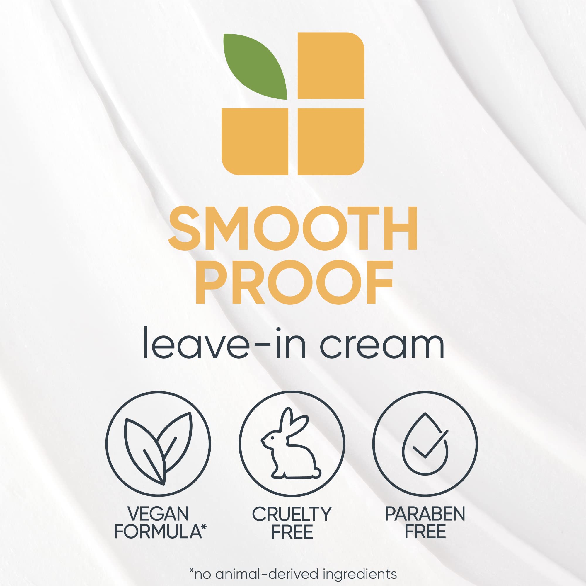 Biolage Smooth Proof Leave-In Cream | Controls Frizz, & Detangles for Smoother, More Manageable Hair | Paraben-Free | For Frizzy Hair | 5.1 Fl Oz