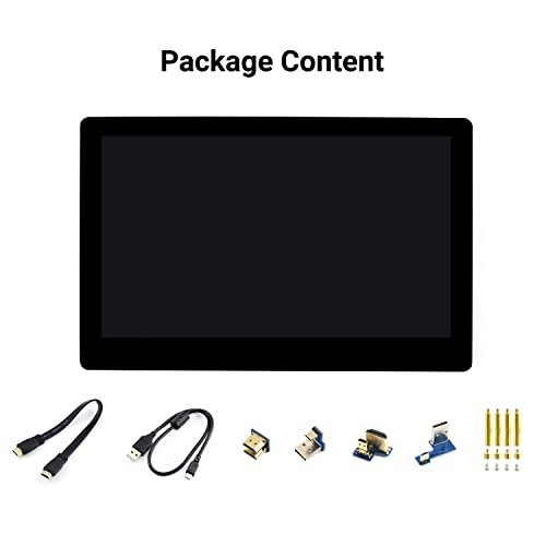 waveshare 5inch Capacitive Touch AMOLED Display Compatible with Raspberry Pi 5/4B/3B+/3A+/2B/B+/A+/Zero/Zero W/WH/Zero 2W CM3+/4 960×544 Resolution HDMI Optical Bonding Supports Jetson Nano/Windows