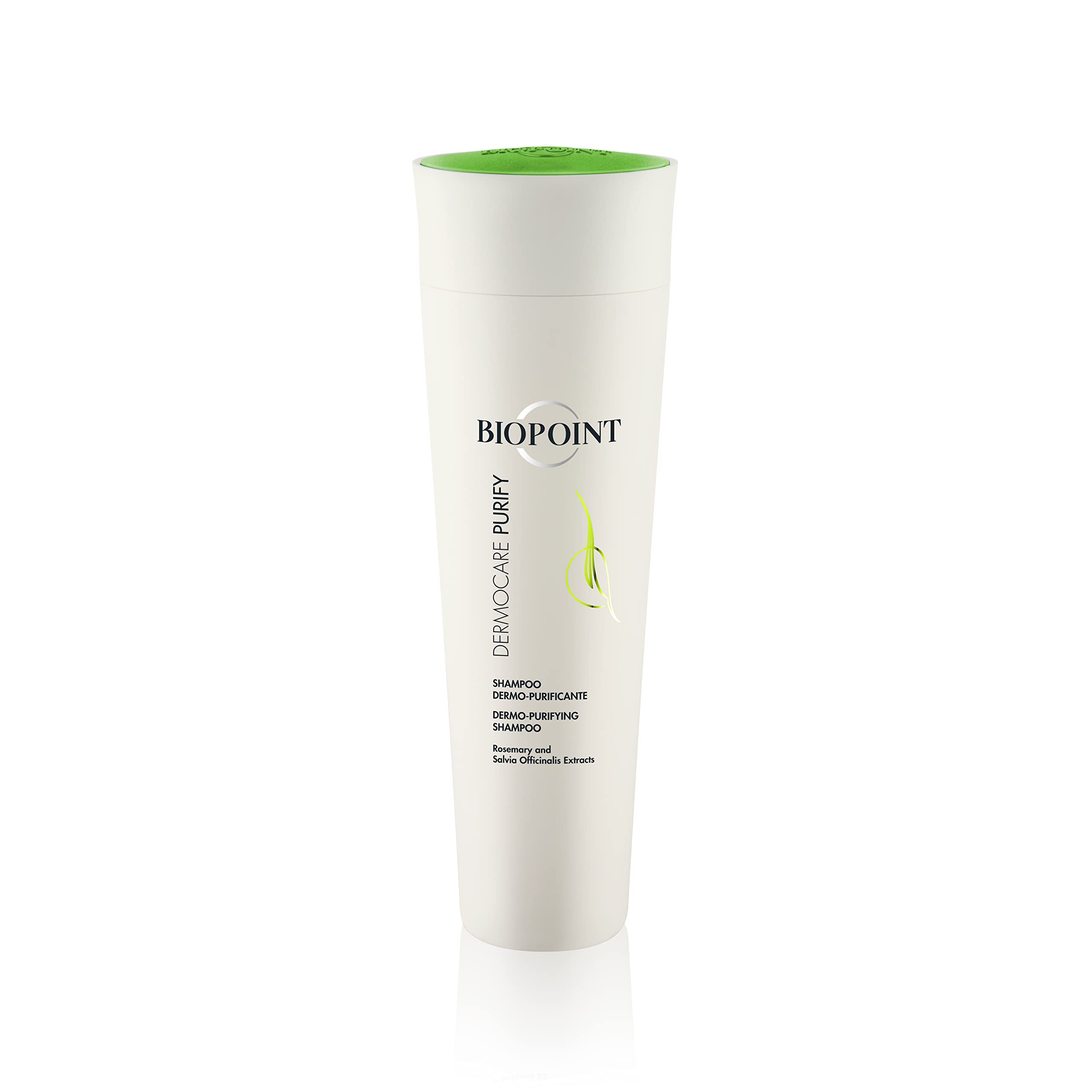 BIOPOINT Clarifying Shampoo for Greasy Scalp - Oily Hair Purifier and Build-up Remover, Sebum Normalizing and Delicate Cleansing
