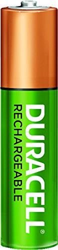 Duracell - Rechargeable AAA Batteries - long lasting, all-purpose Triple A battery for household and business - 4 count
