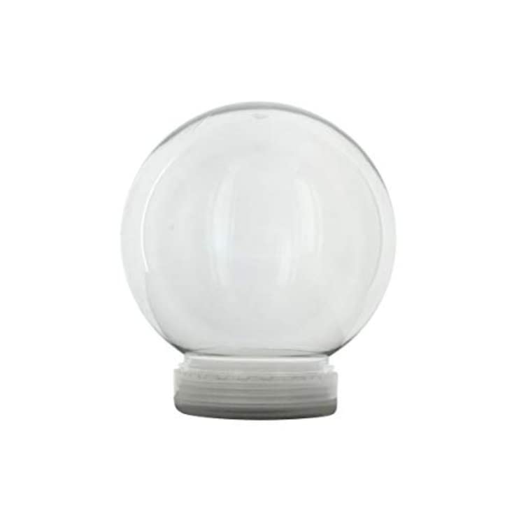 4 inch DIY Plastic Snow Globe with Removable Screw Off lid - Fun DIY Activity for Kids and Family! Snowglobes Creations!