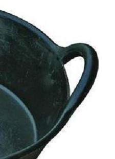 Dover Saddlery Double-Tuf Rubber Pan with Handles, 17-1/2" x 13-3/4" x 5"