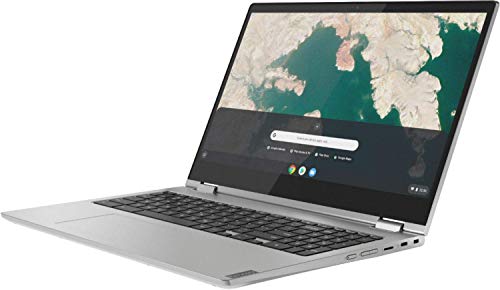 Lenovo C340 Chromebook 2-in-1 Laptop, 15.6" Full HD Touchscreen, Intel Core i3-8130U Processor, 4GB RAM, 64GB eMMC SSD, Wi-Fi, Bluetooth, Webcam, Online Class, Chrome OS, Gray