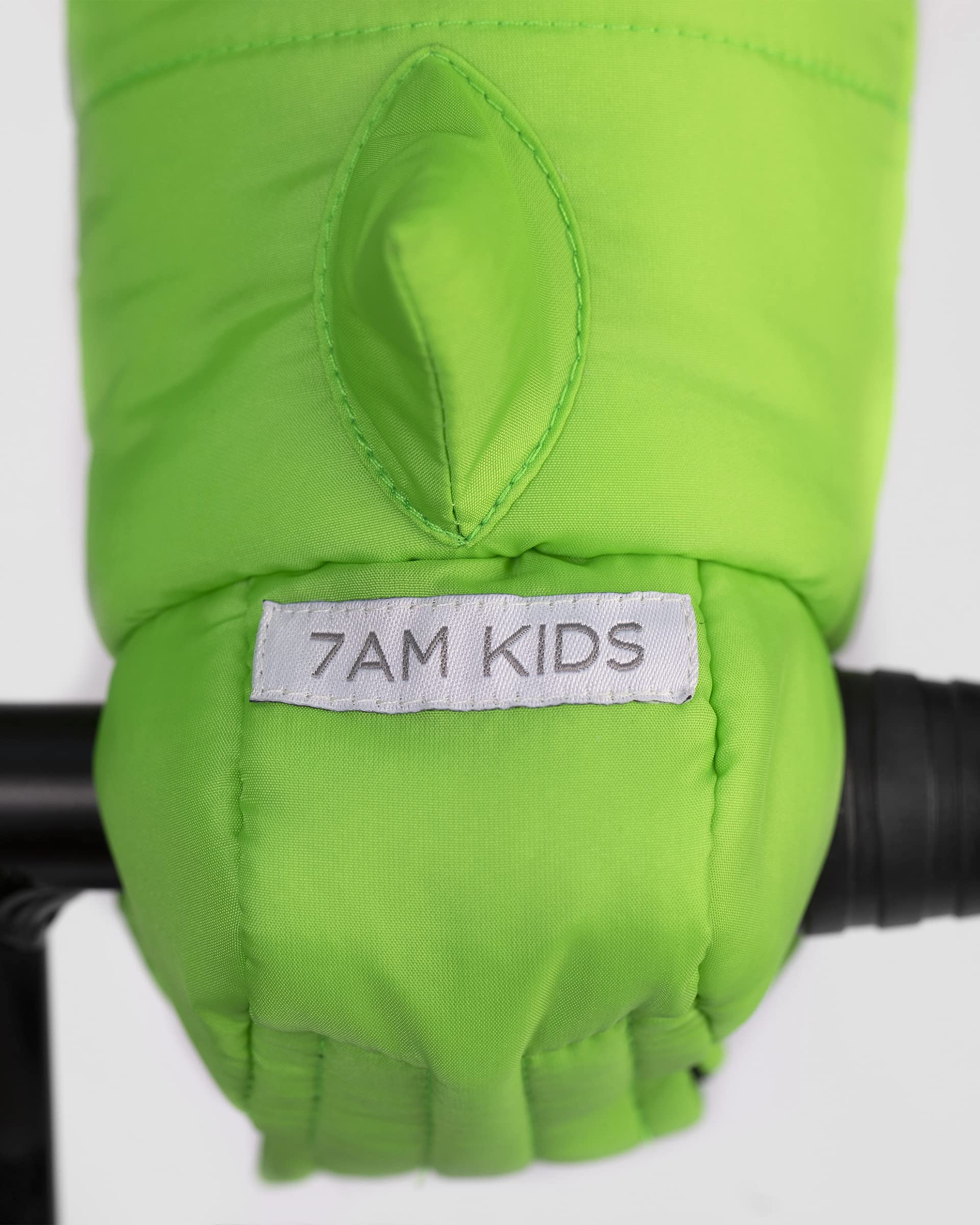 7AM Enfant Winter Gloves for Kids - Waterproof Kids Warmmuffs Gloves Hand Warmer for Scooters | Soft Plush Lined Interior