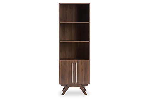 Baxton Studio Ashanti Wood Bookcase