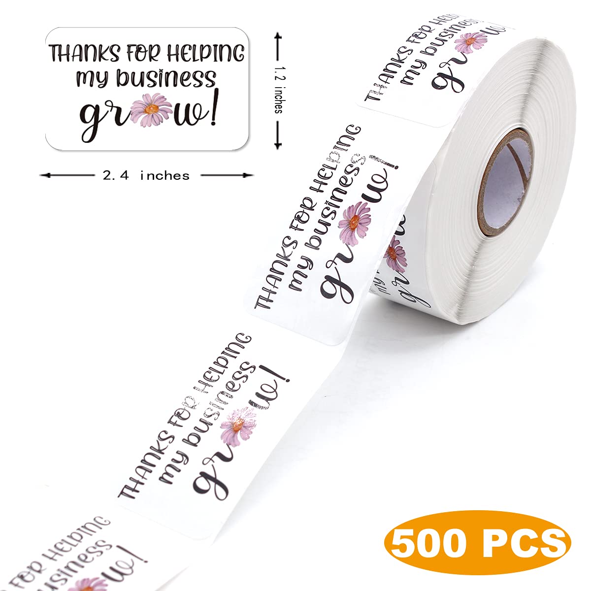 Thank You Sticker,Small Shop Sticker, Small Business, Handmade Sticker,Packaging Sticker (Grow)