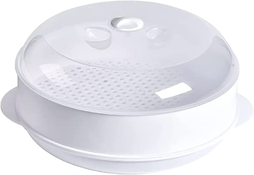 Bonilaan Microwave Steamer, BPA Free Kitchen Microwave Cooker, Microwave Cookware Steamer for Vegetables, Rice and Fish, 11X28 (OY-01)