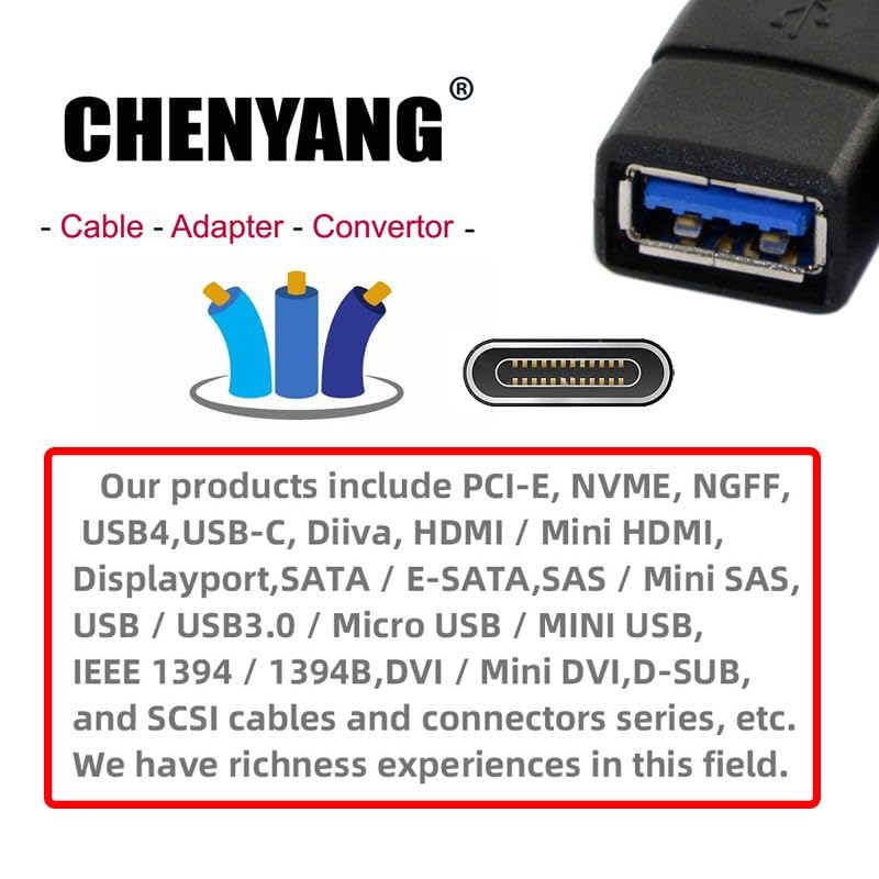 chenyang Power eSATA Cable,Power eSATA to SATA 22Pin Data Transfer Extension Cable Support 5V/12V Power for 2.5"/3.5" Hard Disk Drive 50cm