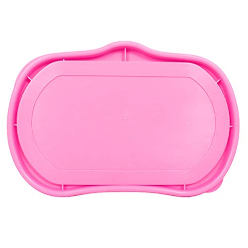 Baost Portable Press Pop-up Baby Wipes Wet Tissue Box Case Wet Tissue Storage Organizer Home Car Office Wipes Holder Wipes Dispenser Case for Baby Travel Car Blue