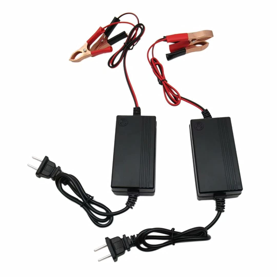 2pcs 12V Auto Car Battery Charger Tender Trickle Maintainer Boat Motorcycle