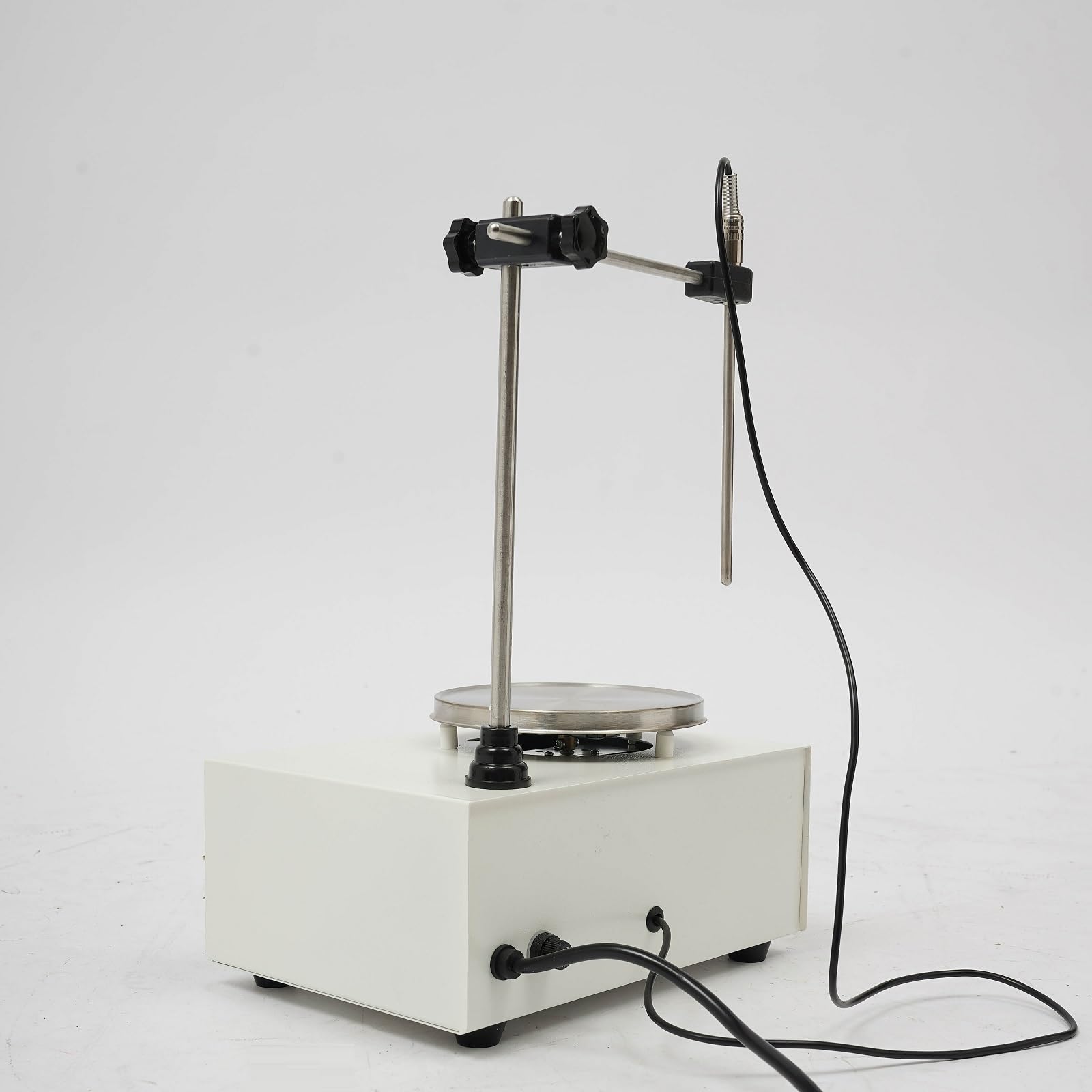 Electric Overhead Magnetic Stirrer Mixer Lab Stirrer with Digital Temperature Display High Accuracy Blender 0-2000 RPM 110V 250W