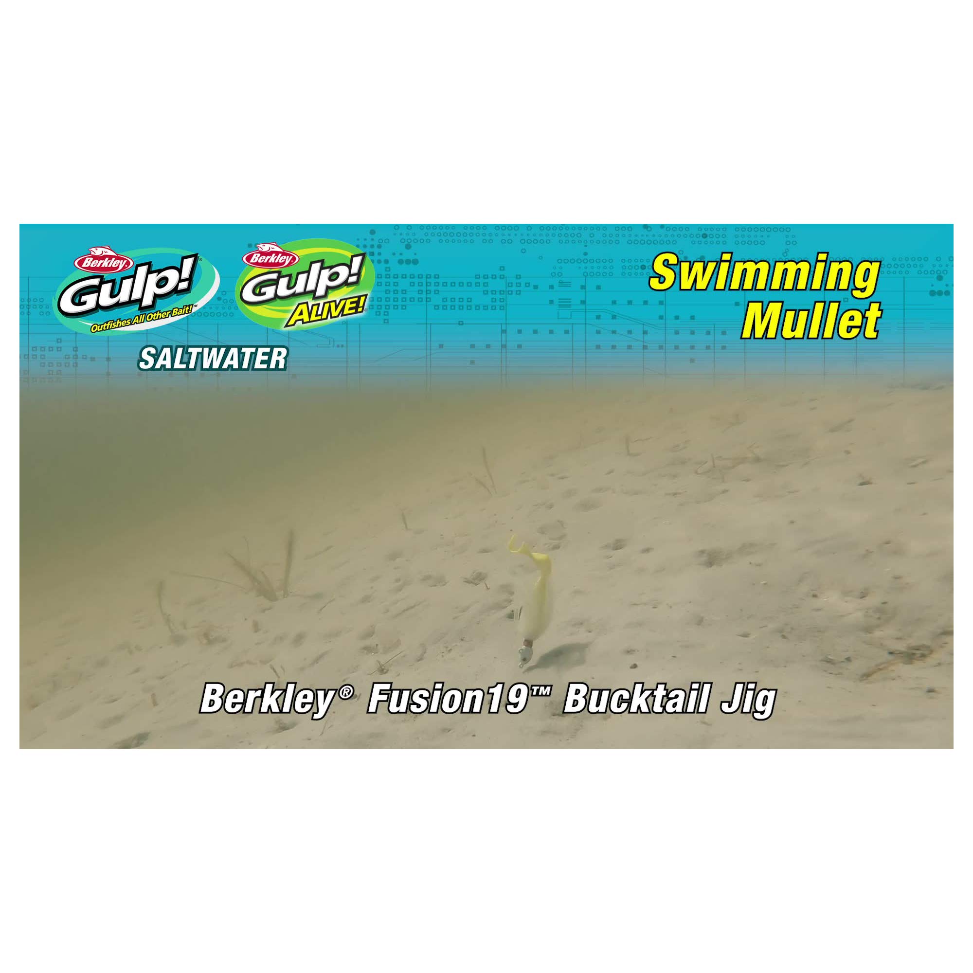 Berkley Gulp! Alive! Swimming Mullet Soft Fishing Bait, Nuclear Chicken, 6in - Pint 4x7