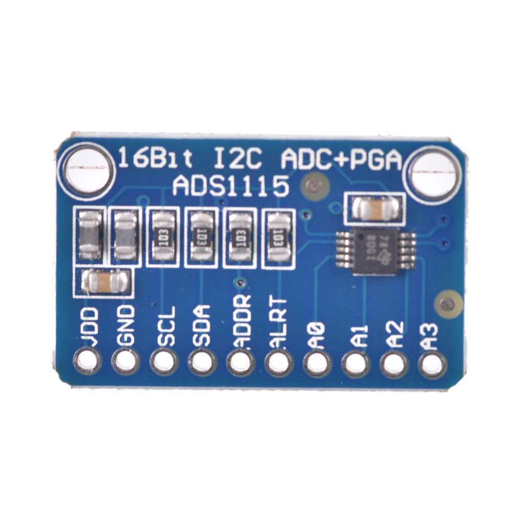 2PCS ADS1115 Module,Aideepen ADS1115 16 Bit 16 Byte 4 Channel I2C IIC Analog-to-Digital ADC PGA Converter