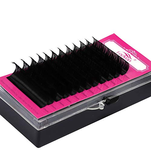 Eyelash Extensions C Curl Individual Lashes Not Easy Fans 0.07mm 20-25mm Mixed Tray Faux Mink Eyelash Extension Supplies Classic Lash Extensions Professional Salon Use by FADVAN (0.07mm-C, 20-25mm)