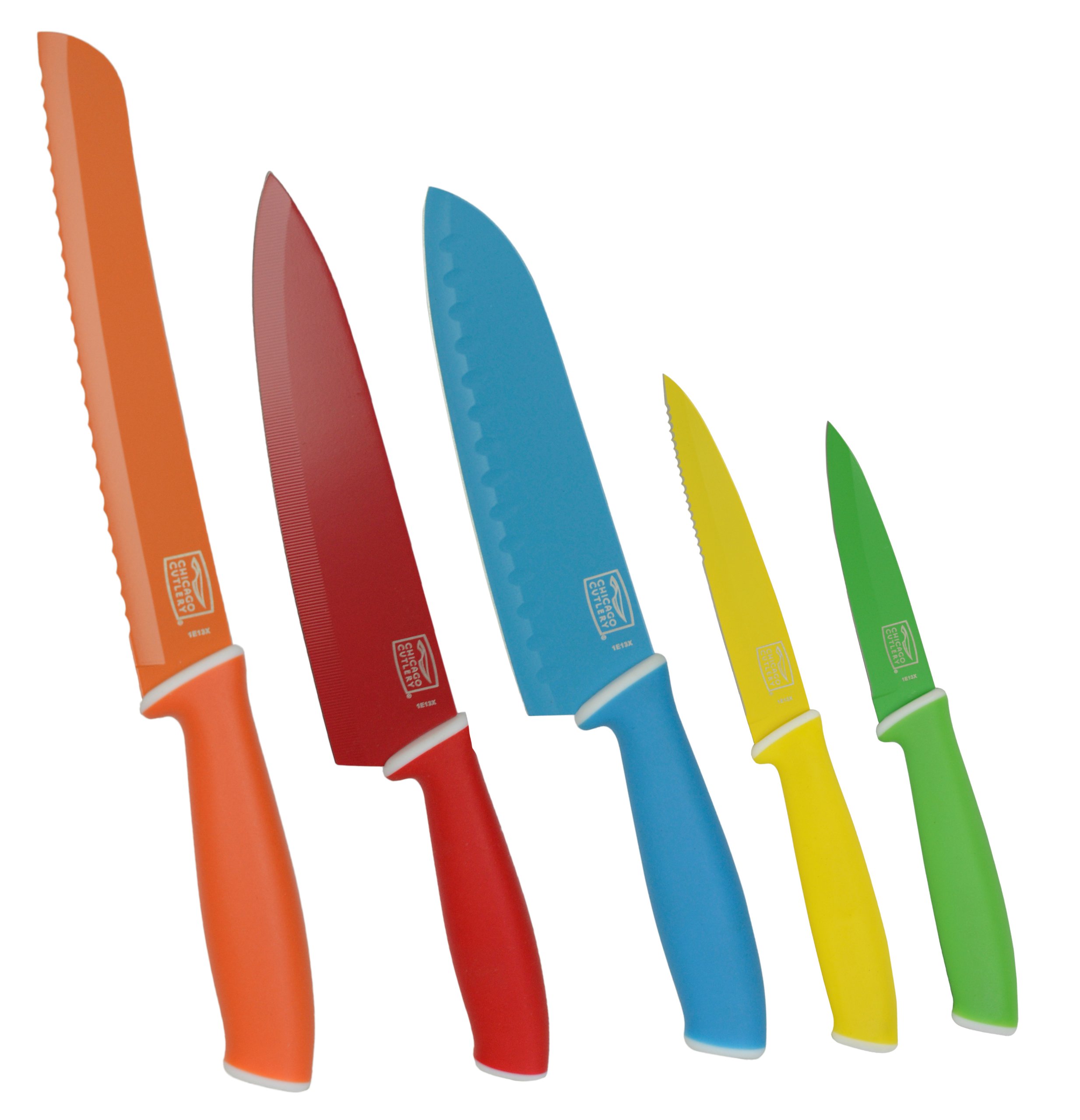 Chicago Cutlery 1111953 Vivid 5pc. Colored Knife Set