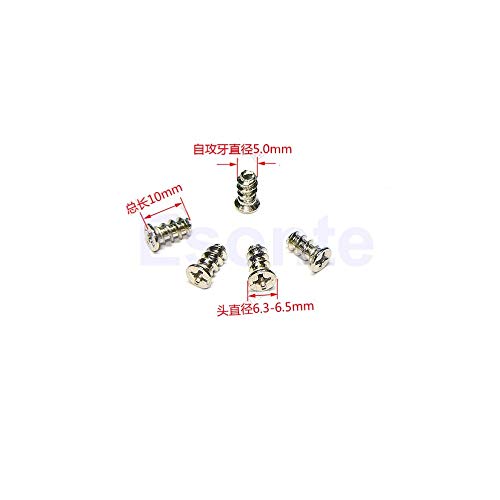 Screw Occus Carburizing Steel 100pcs Silver Computer PC Case Cooling Fan Heat Dissipation Screws Fixer Sale Set Screws