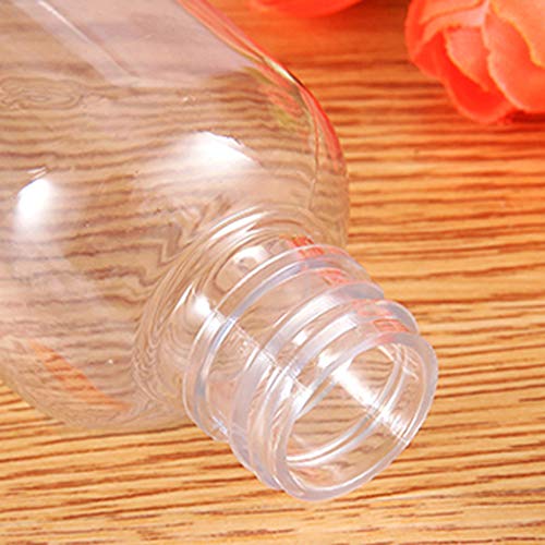 25PCS Cosmetic Bottle Hand Lotion 60ML Containers Travel Empty Bottle Cleaning Supplies Vintage Clear Glass Coffee Mugs