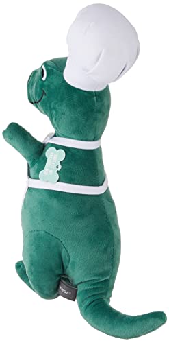 Fringe Studio Plush Pet Toy with Squeaker, King of The Grill (289624), Multicolor
