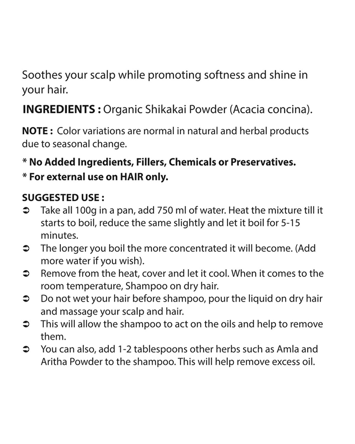 Nova Nutritions Certified Organic Shikakai Powder 16 OZ (454 Gram) - Natural Hair Cleanser & Conditioner