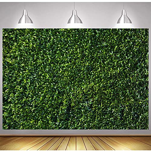XLL Nature Spring 3D Green Leaves Photography Backdrops Newborn Baby Shower Photo Background Wall Art Wedding Birthday Party Decoration Banner Studio Props Cake Table Booth 9x6ft 9x6FT 270CM X 180CM)