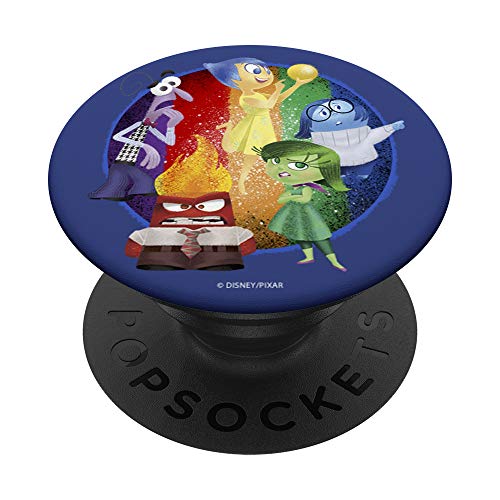 Disney Pixar Inside Out Joy Fear Anger Sadness Disgust PopSockets PopGrip: Swappable Grip for Phones & Tablets