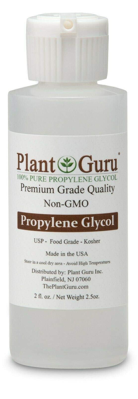 Vegetable Glycerin and Propylene Glycol 2 oz. Each Food Grade USP Kosher 99.9% Pure