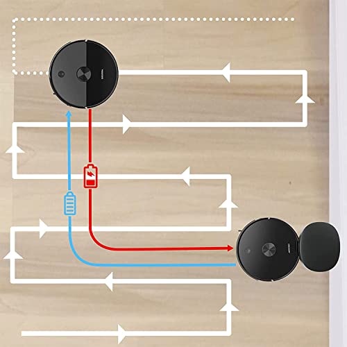 AIRROBO Robot Vacuum and Mop Combo, Self-Empty Robotic Vacuum, 2700Pa Strong Suction, Lidar Navigation, Smart Mapping,250Min Runtime, Work with Alexa and Google Assistant, T10+