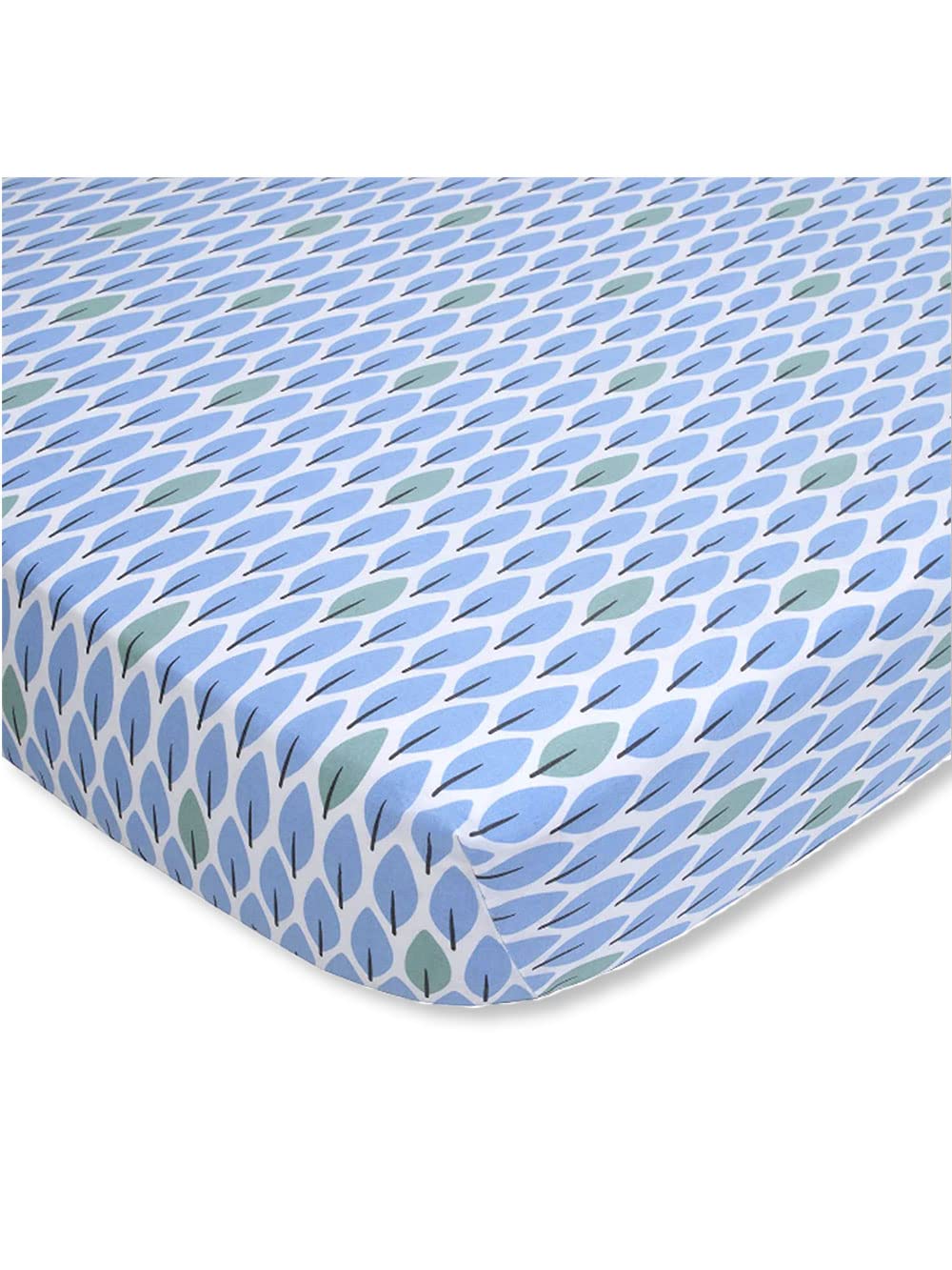 Dwell Studio Safari Skies Animal/Jungle 3 Piece Crib Bedding Set, Blue/Gray/Green/Taupe