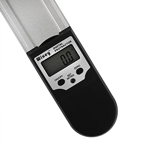 8" (203mm) Wixey Digital Protractor with Miter Function