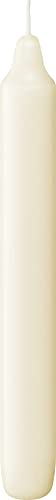 BOLSIUS Ivory Household Candles Bulk Pack 45 Count - Unscented Dripless 7 Inch Dinner Candlesticks - 6+ Hours Burn Time - Premium European Quality - Consistent Smokeless Flame - 100% Cotton Wick