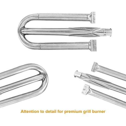 BBQ-PLUS Stainl Steel Grill Burner Tube Replacement Parts for Calise OK2000, OK2000E, OK3000,Lucullan MR3000, MR4000,Outdoor Kitchen Concepts OK2000, OK2000E Grill,1 Pack