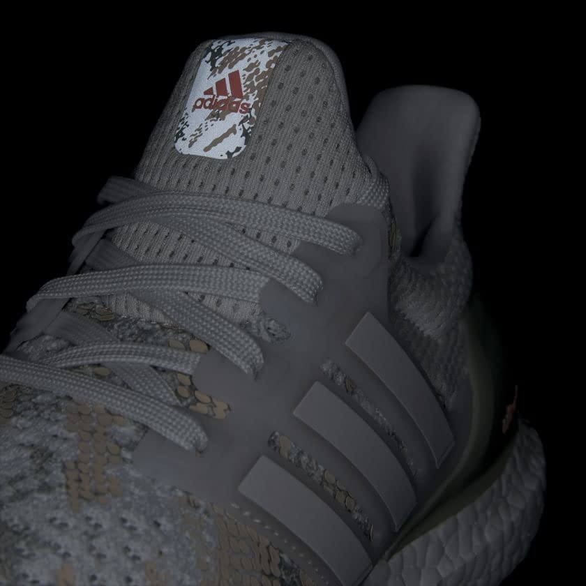 adidas Women's Ultraboost 1.0 Running Shoe, Grey/Grey/Semi Coral Fusion, 7.5