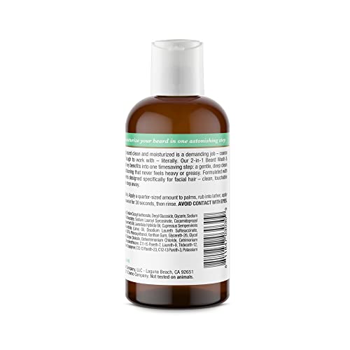 Cremo Wild Mint Beard and Face Wash, Specifically Designed to Clean Coarse Facial Hair, 6 Fluid Oz (Pack of 1)
